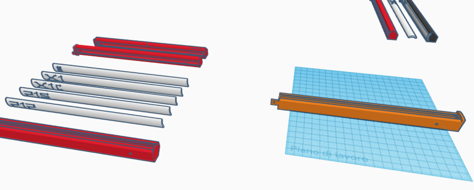 AUXILIARY BAMBU LAB P1P - P1S - X1 - X1C CHAMBER LED 21cm by ...
