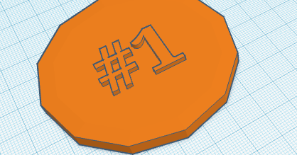 #1 Coin by Lbh6543 | Download free STL model | Printables.com