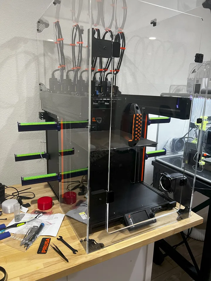 Prusa XL Spool holder with bearings that fits with 3dupfitters ...