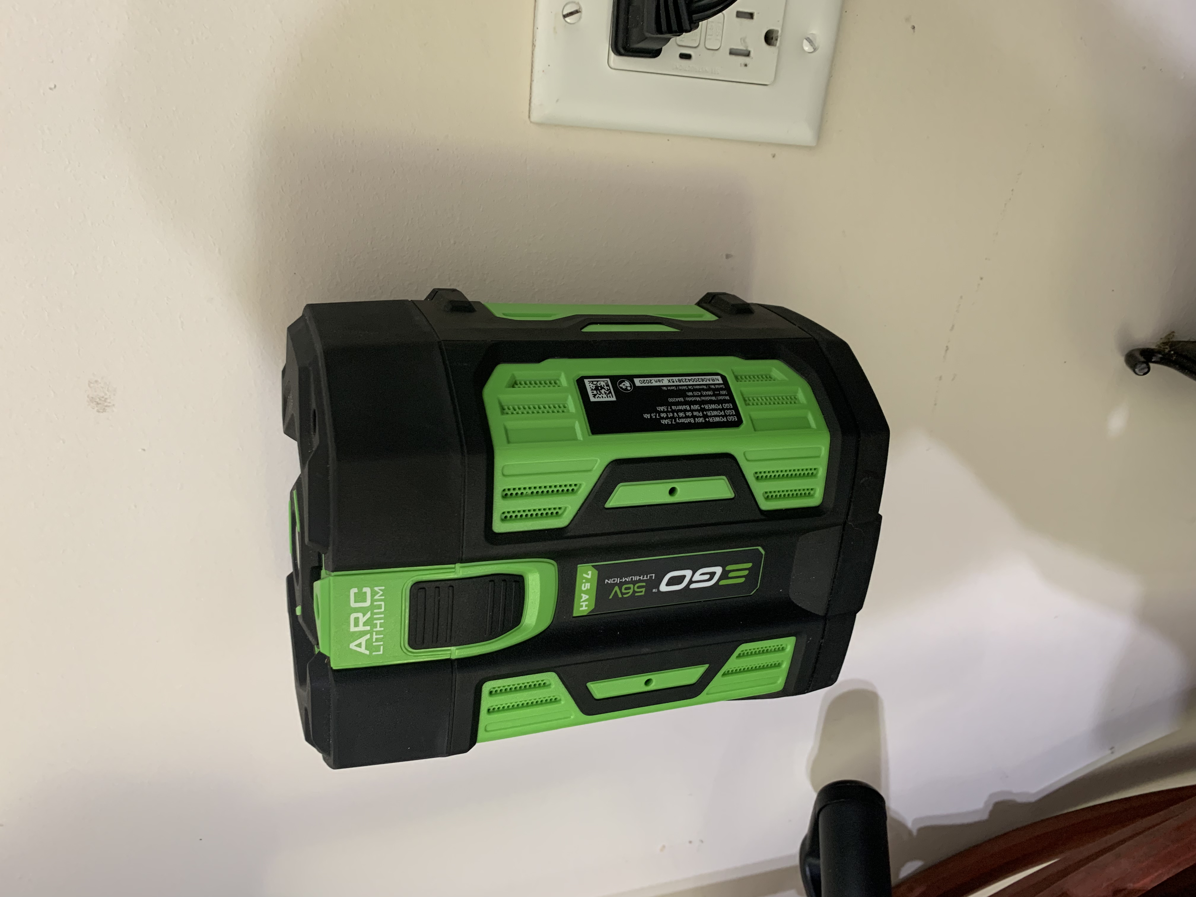 Wall Mount EGO Battery Holder by pltaylor3 | Download free STL model ...