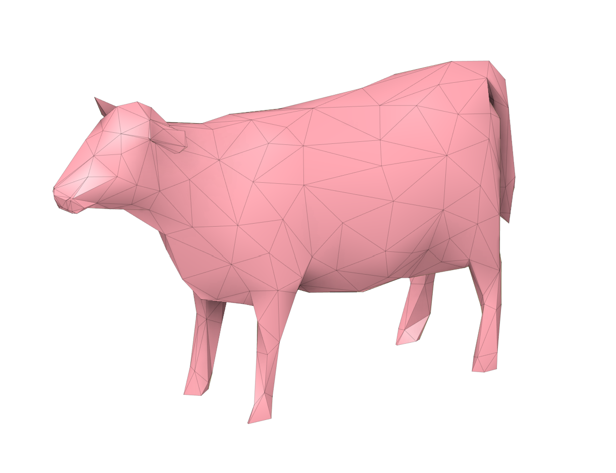 Low Poly Cow by JoelTGprints | Download free STL model | Printables.com