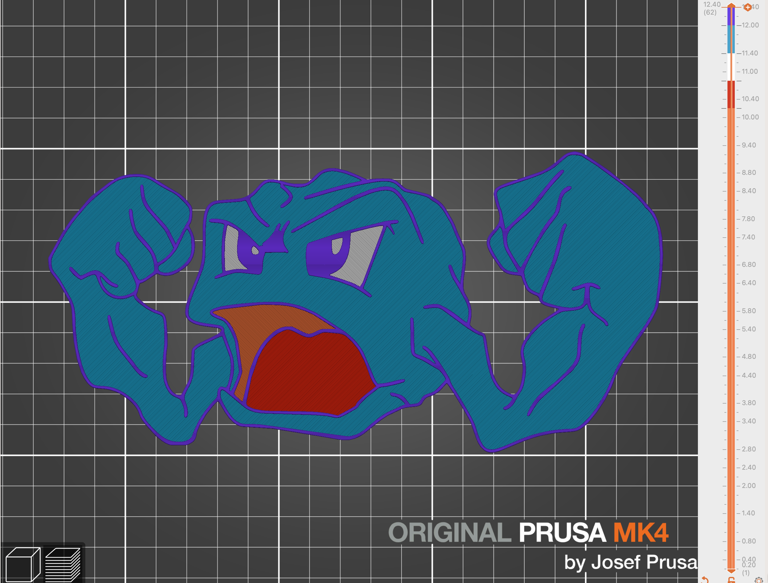 2D art - Geodude by 3D|Nest | Download free STL model | Printables.com