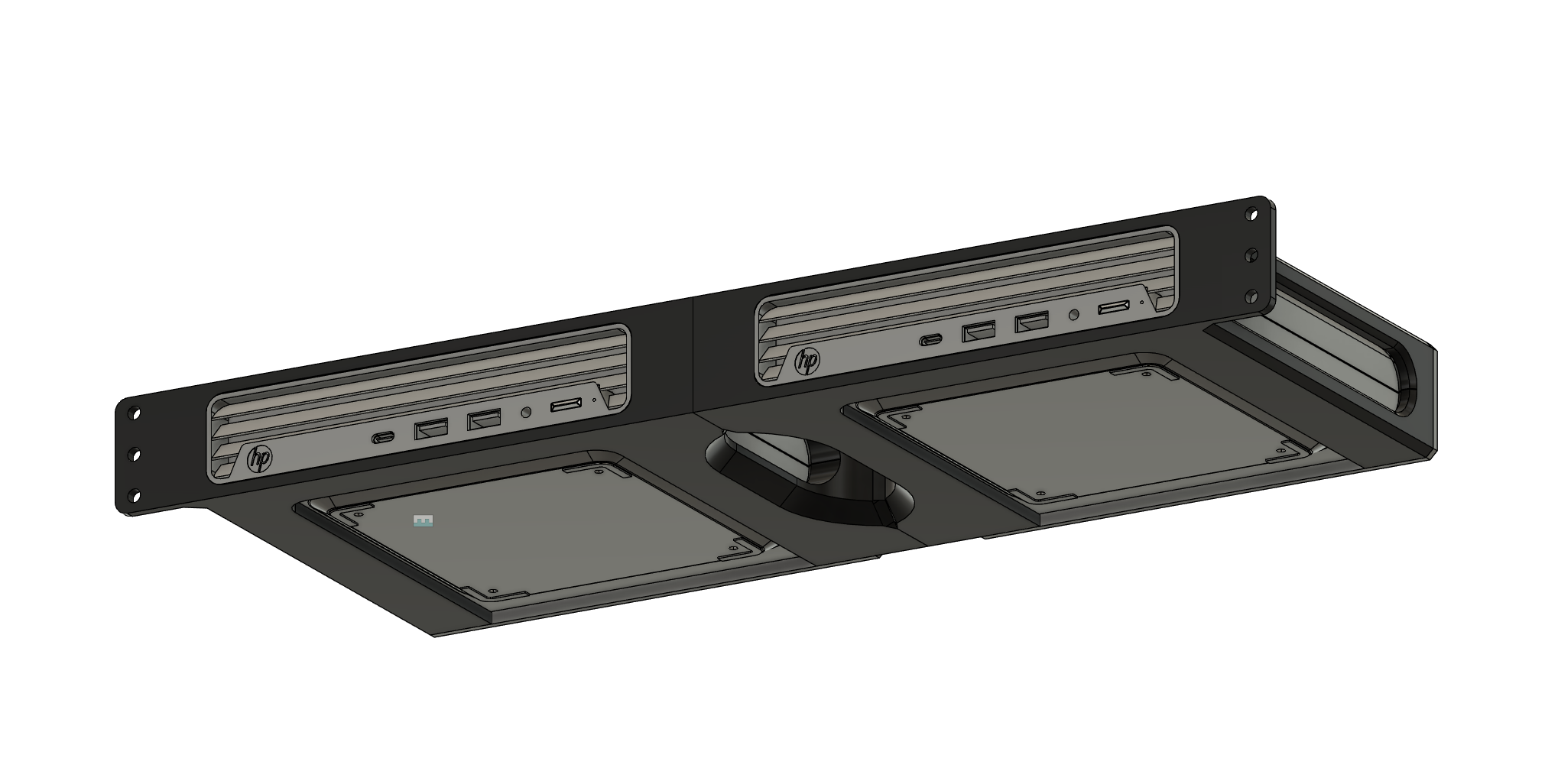 HP pro mini 19rack por plecto | Descargar modelo STL gratuito ...