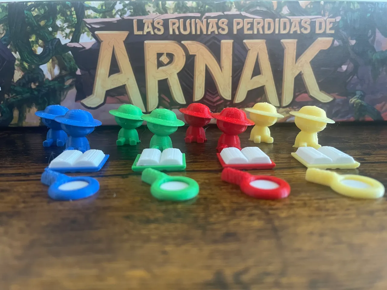 Lost Ruins of Arnak Meeples and research tokens by miniluv | Download ...