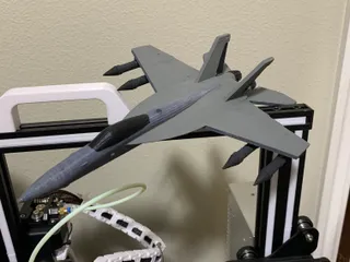 Fighter jet F18 by Isaiah 3DP | Download free STL model | Printables.com