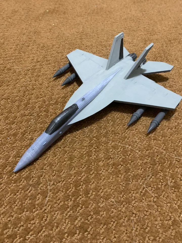 Fighter jet F18 by Isaiah 3DP | Download free STL model | Printables.com
