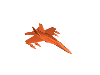 Fighter jet F18 by Isaiah 3DP | Download free STL model | Printables.com