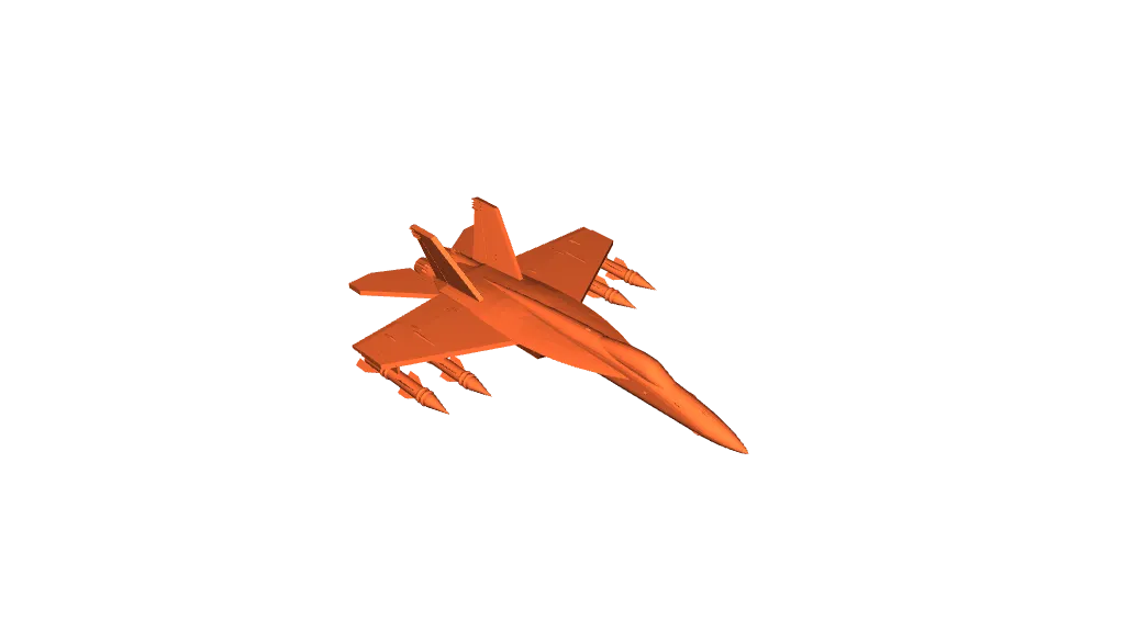 Fighter jet F18 by Isaiah 3DP | Download free STL model | Printables.com
