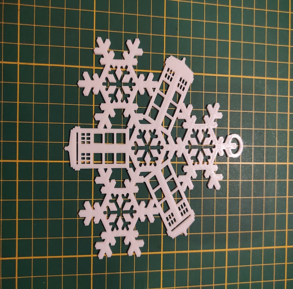Doctor Who Snowflake by Ti Se | Download free STL model | Printables.com
