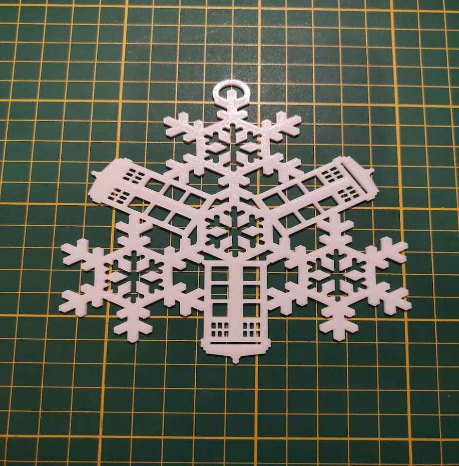 Doctor Who Snowflake by Ti Se | Download free STL model | Printables.com