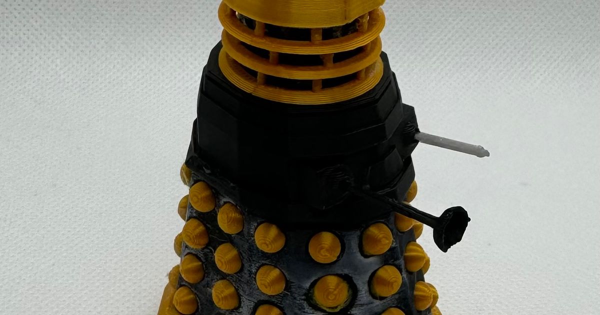 Dalek head with hook by Neil_Birtles | Download free STL model ...