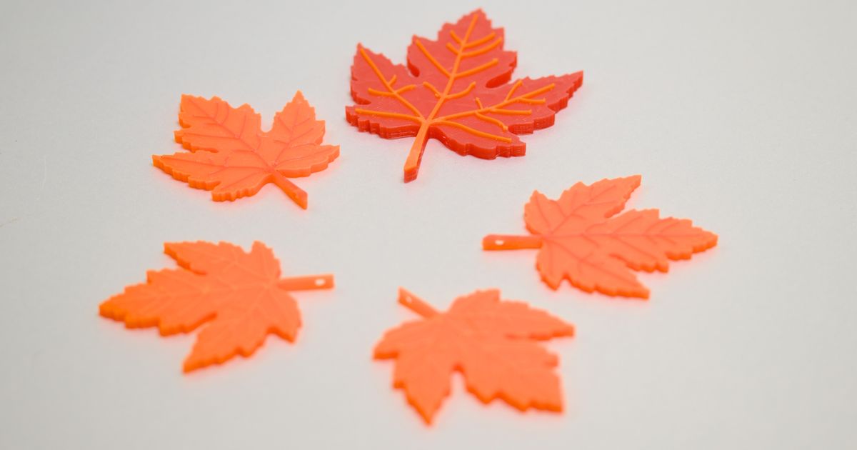 "Autumn Bliss" — Designer Maple Leaf Pendant by SusManufactory ...