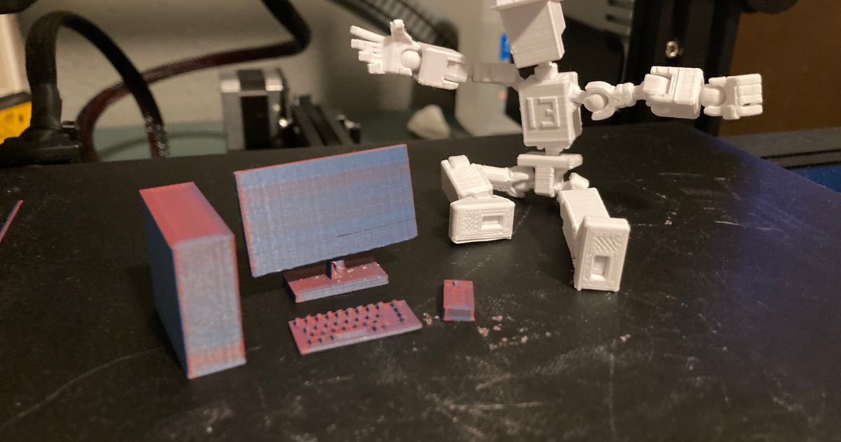 Pc For Mini 13 by Porschee | Download free STL model | Printables.com