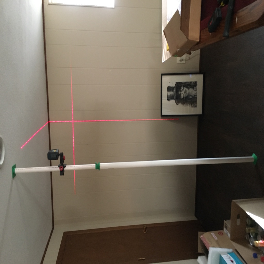 Laser Level Mounting Pole PVC by rk3d | Download free STL model ...