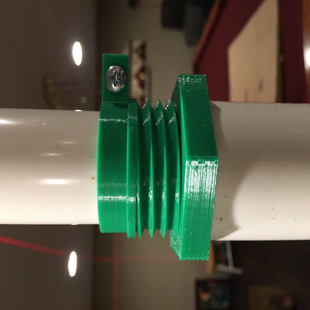 Laser Level Mounting Pole PVC by rk3d | Download free STL model ...