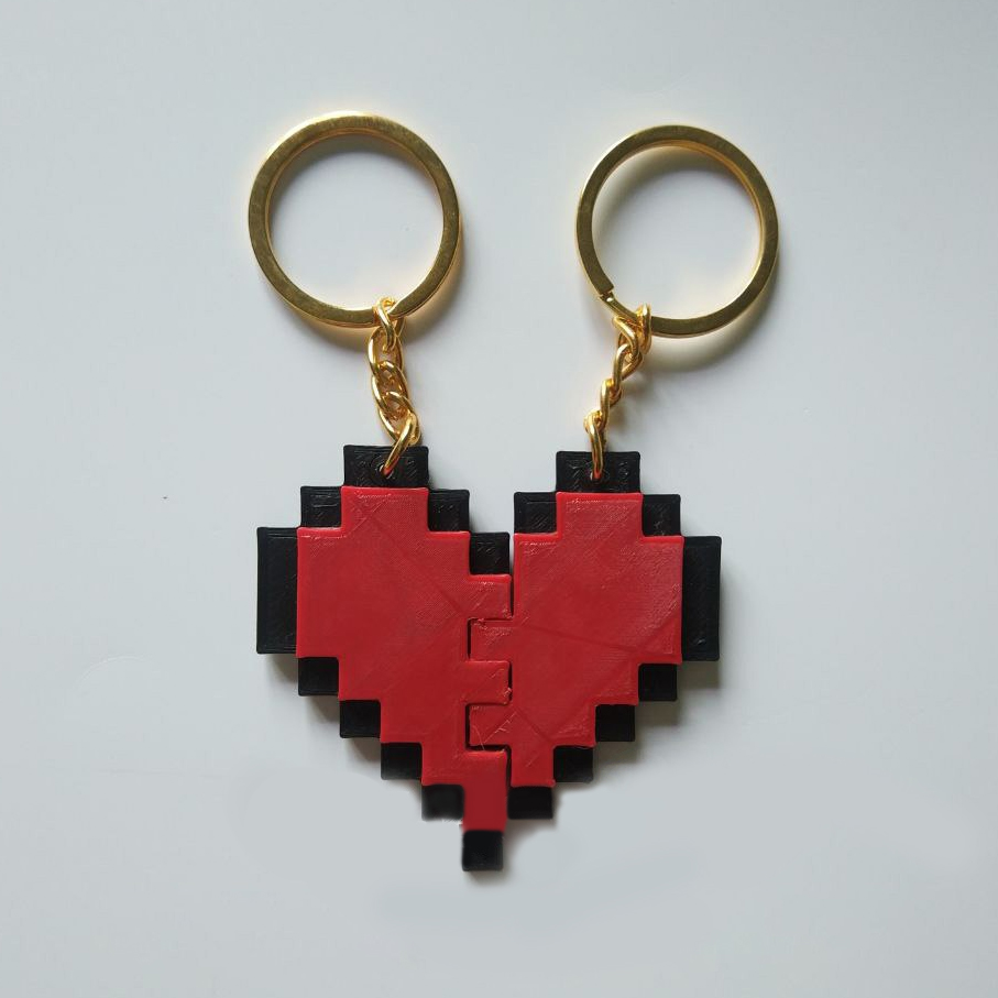 8 bit Love Pendant/Keychain par Ehren Brahms | Téléchargez gratuitement ...