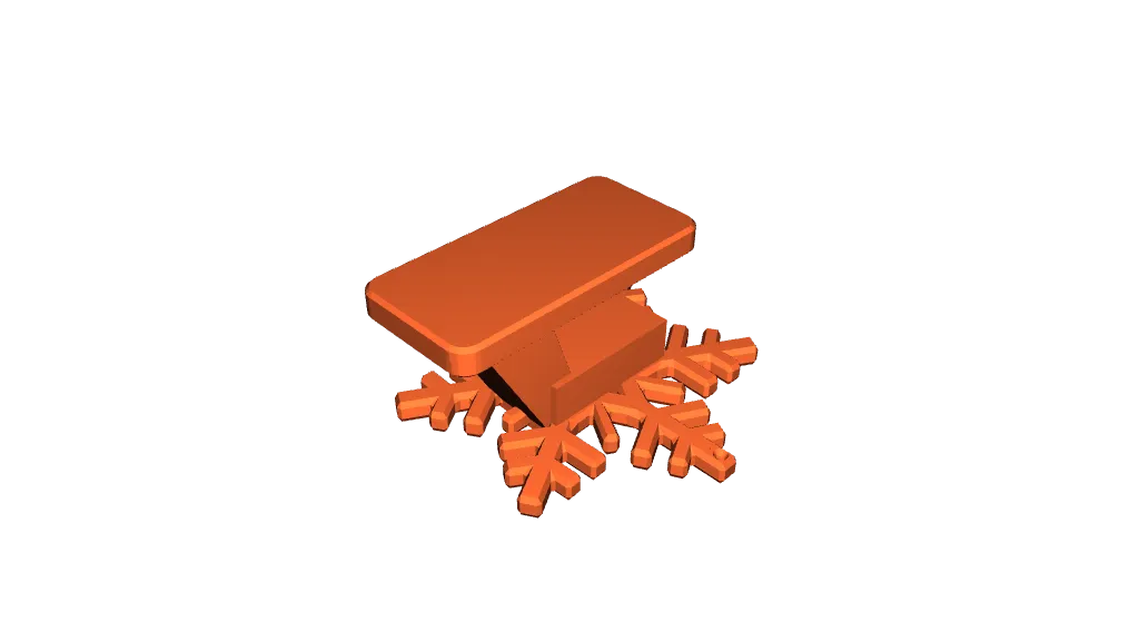 snowflake stocking holder by 3D flare | Download free STL model ...