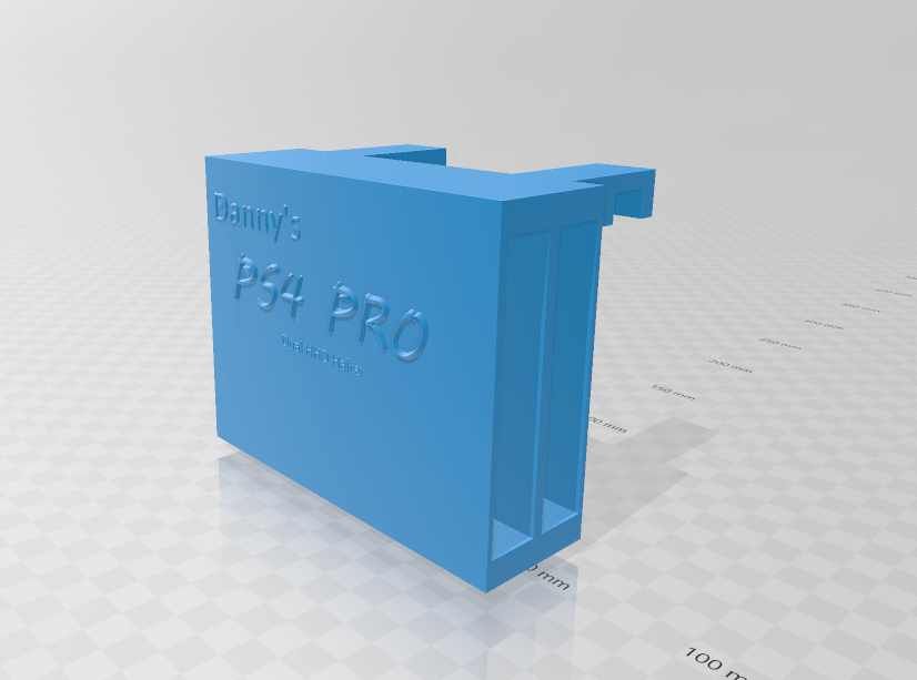 PS4 Pro Dual HDD Holder by DBJ1980 | Download free STL model ...