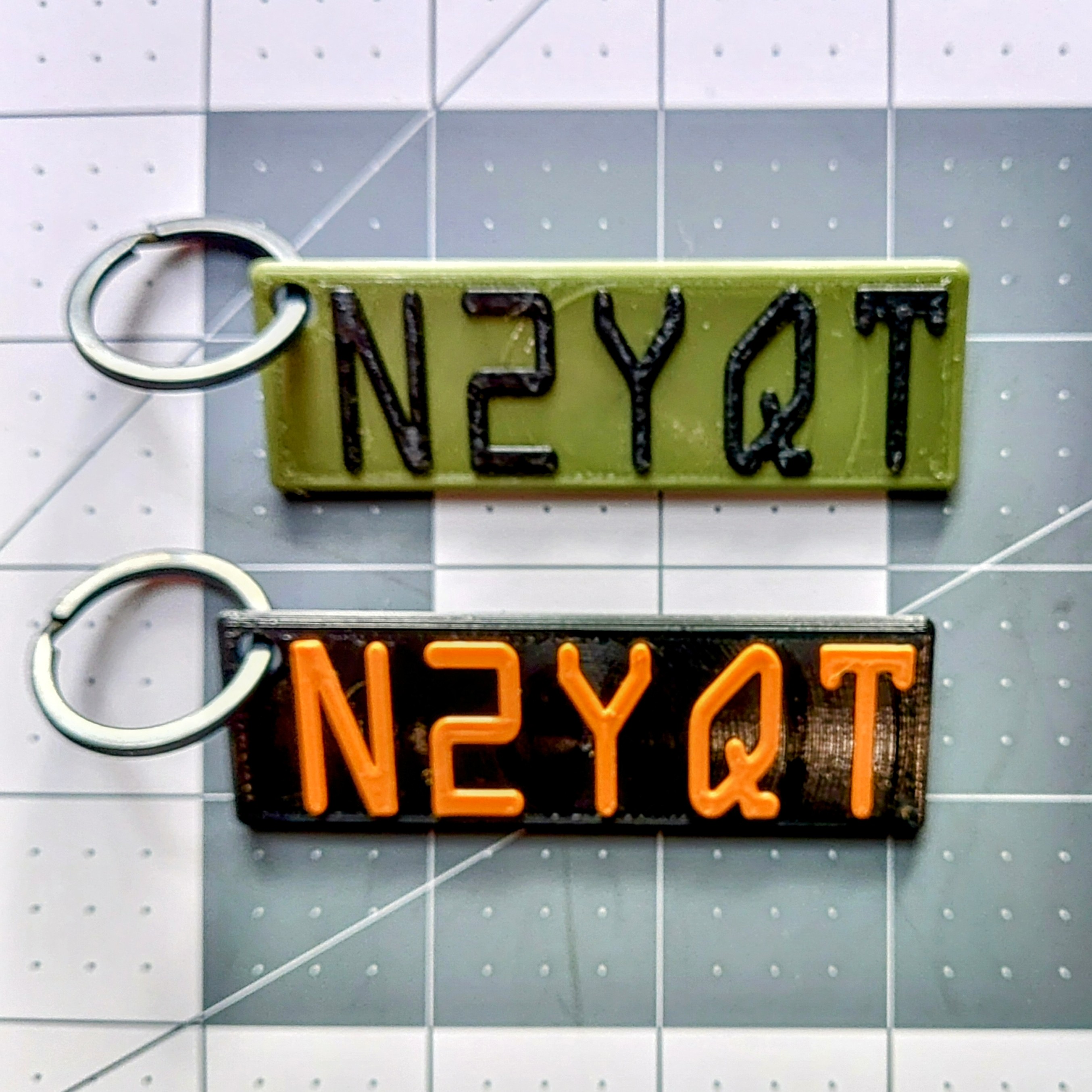 Ham Radio Callsign Keychain by Ryan-N2YQT | Download free STL model ...