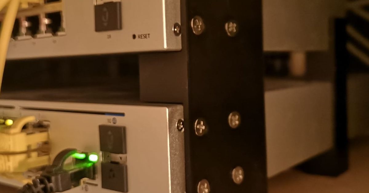 UniFi Dream Machine Pro Riser (double) by - | Download free STL model ...