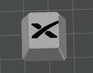 Keycap Space x by manuganu44 | Download free STL model | Printables.com