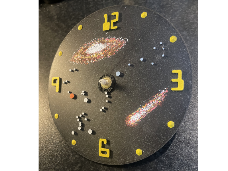 Space Clock - moving Space X, ISS and Space Rock od autora Hex2000 ...