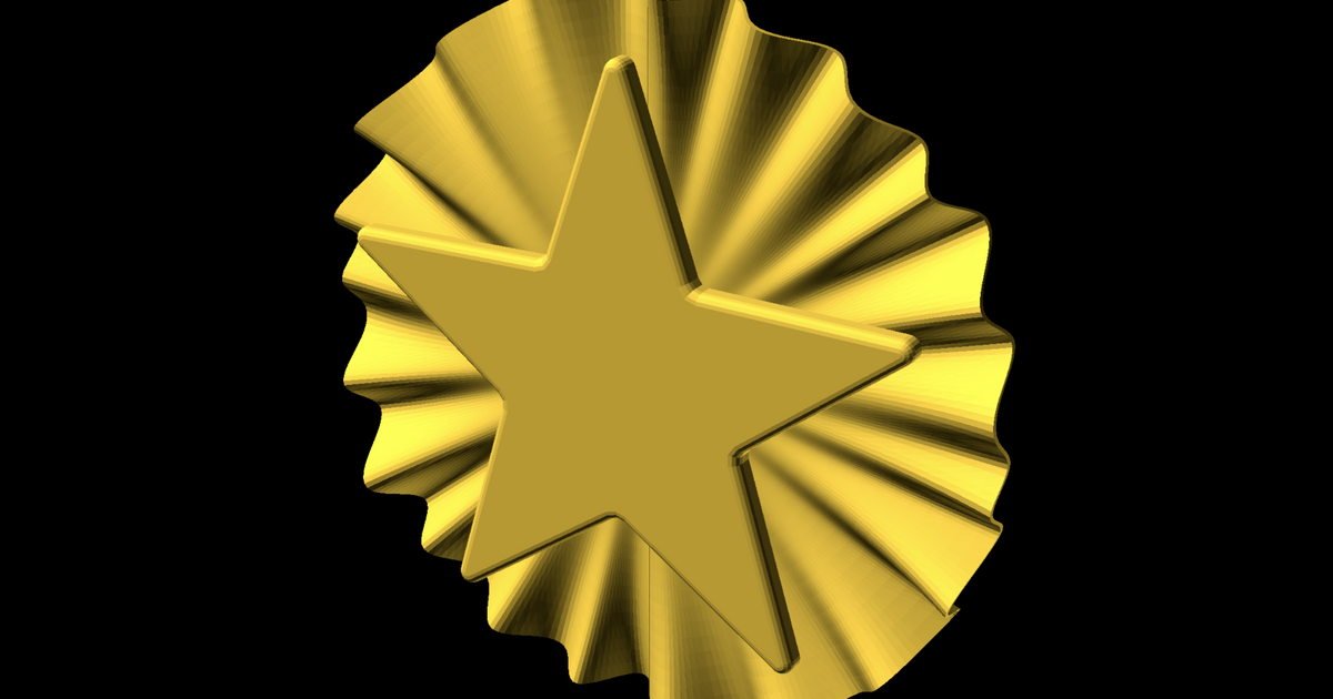 Star Rosette by Hatsuseno Rin | Download free STL model | Printables.com