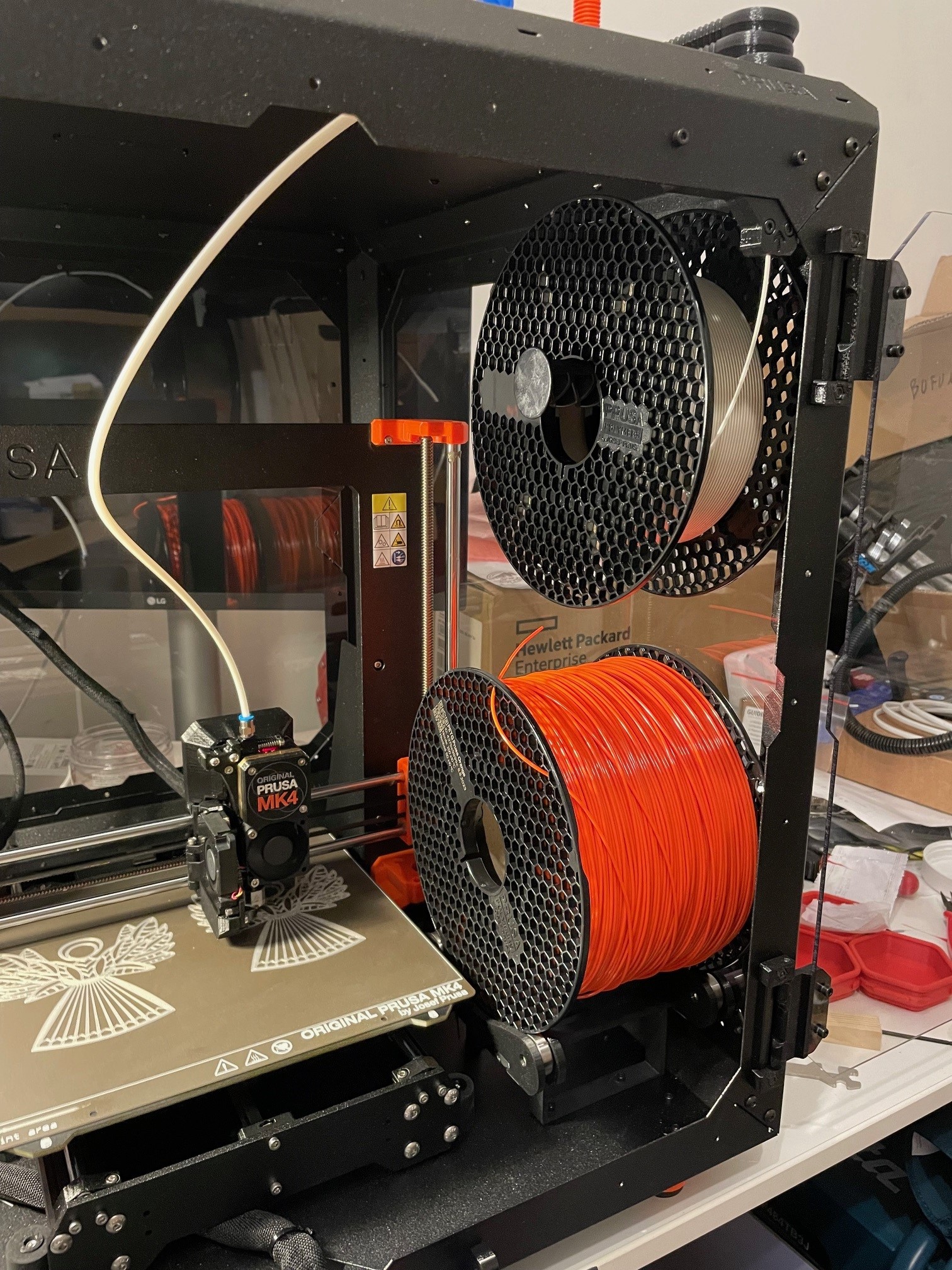 2Kg spoolholder for Prusa enclosure by Jakub Růžička | Download free ...