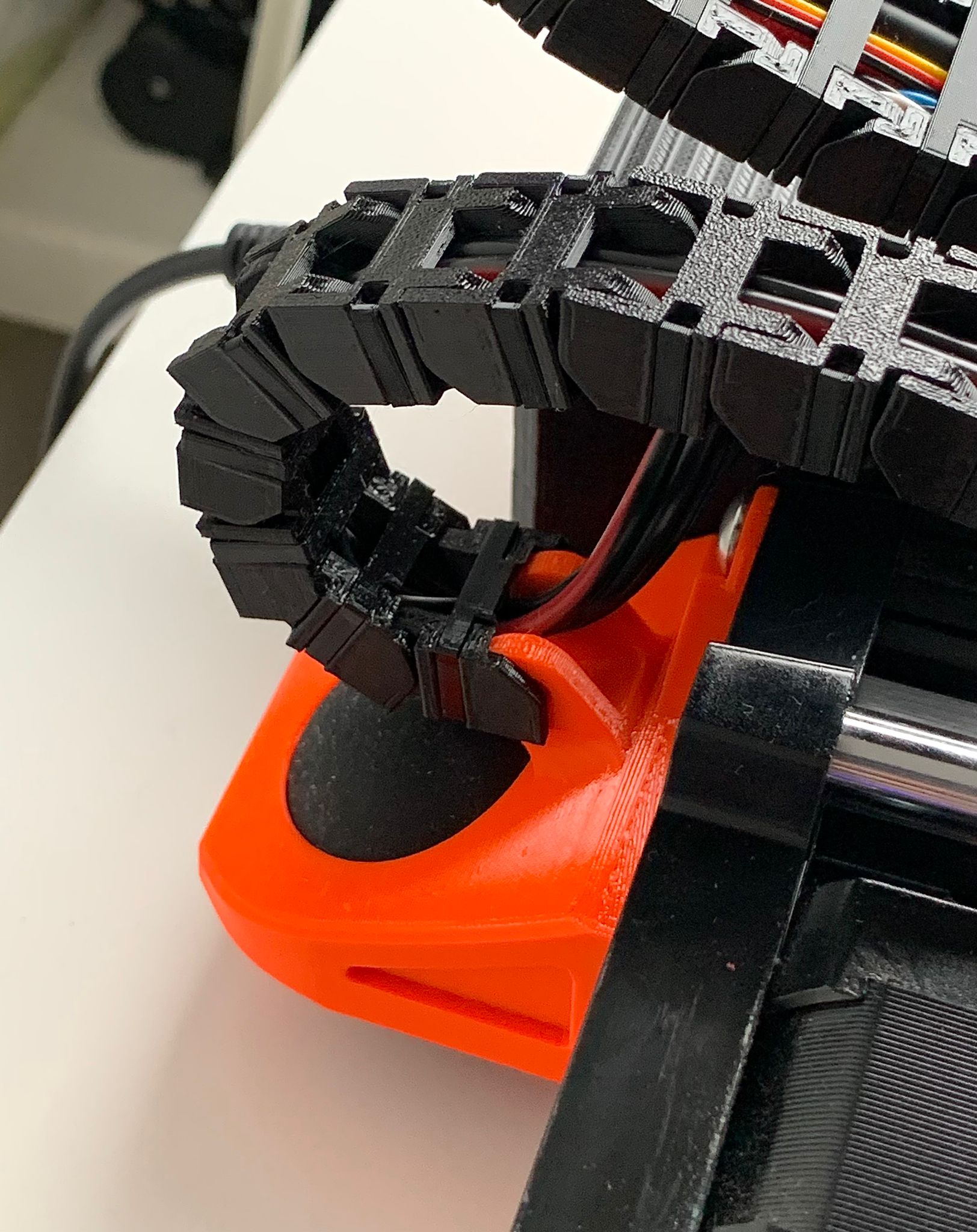 Prusa MINI/MINI+ Squash Ball Foot with Cable Chain Connector for Y-Axis ...