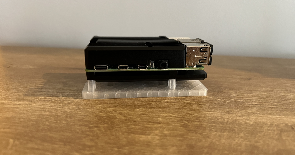 Raspberry Pi with heat sink Mount for IKEA Skadis by agilellama ...