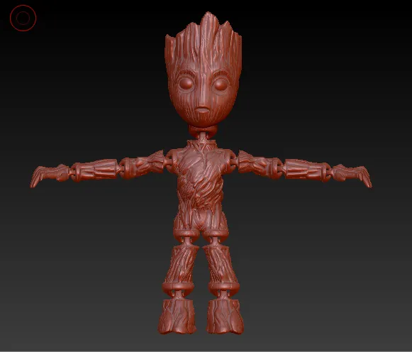 Groot flexi cute by laboratoriogiratorio | Download free STL model ...