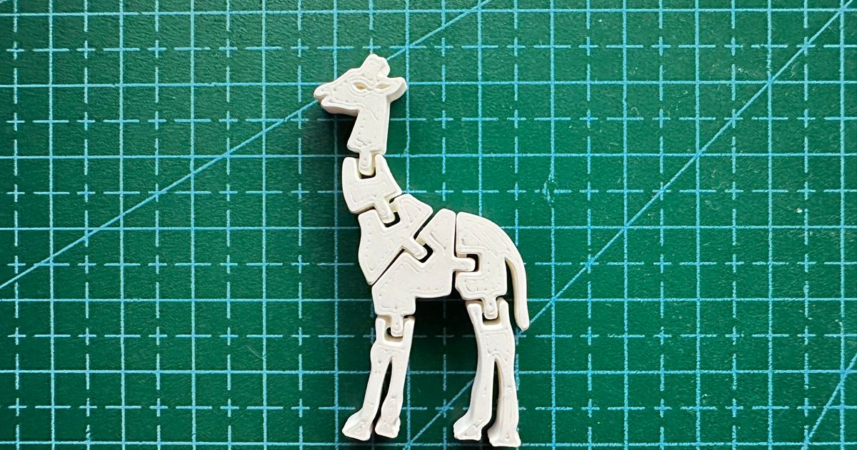 Flexi Giraffe by Štístko | Download free STL model | Printables.com