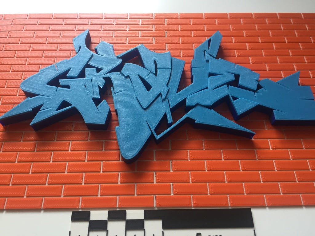 "Grave" Graffitti by Causeturk by Maeshmaker | Download free STL model ...