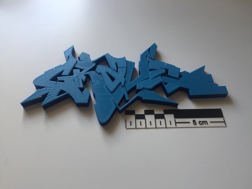 "Grave" Graffitti by Causeturk by Maeshmaker | Download free STL model ...