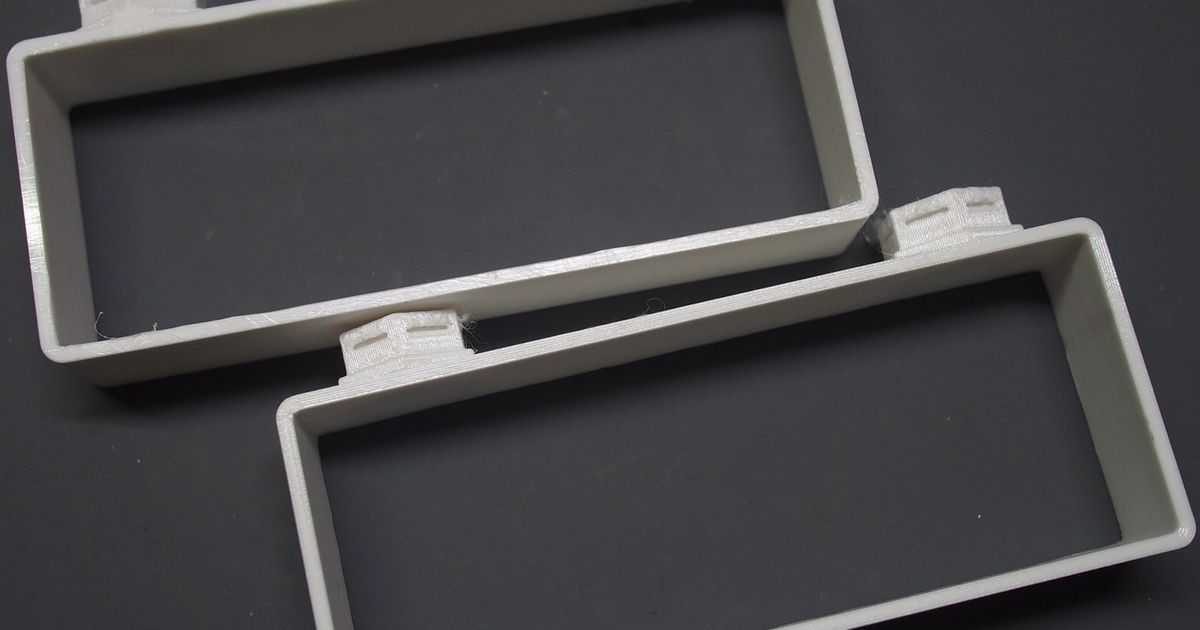 HSW parametric box holder frame (OpenSCAD) by GetBurning | Download ...