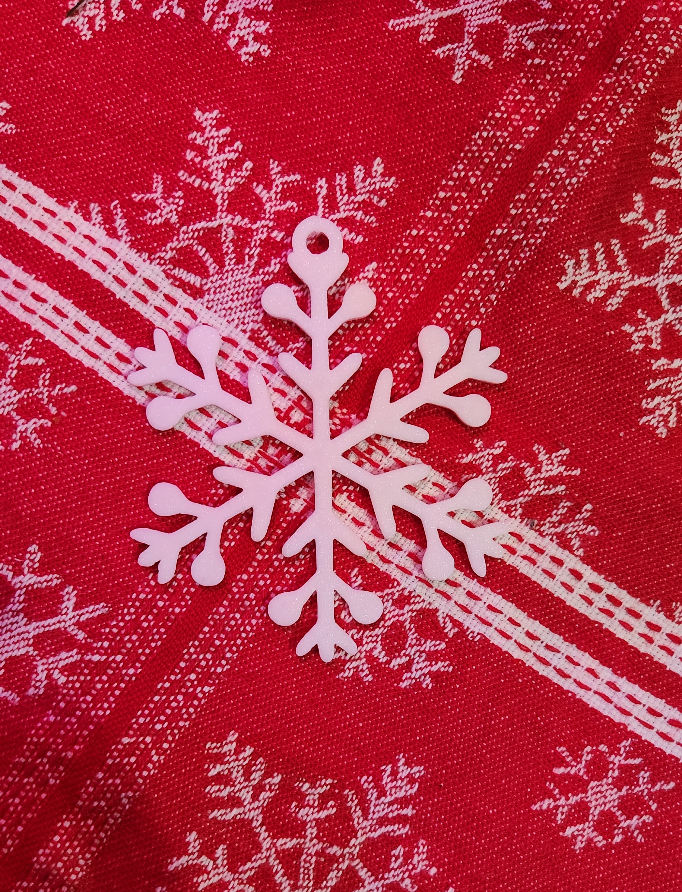 11 Snowflake Ornaments with loops! by DR 3D | Download free STL model ...