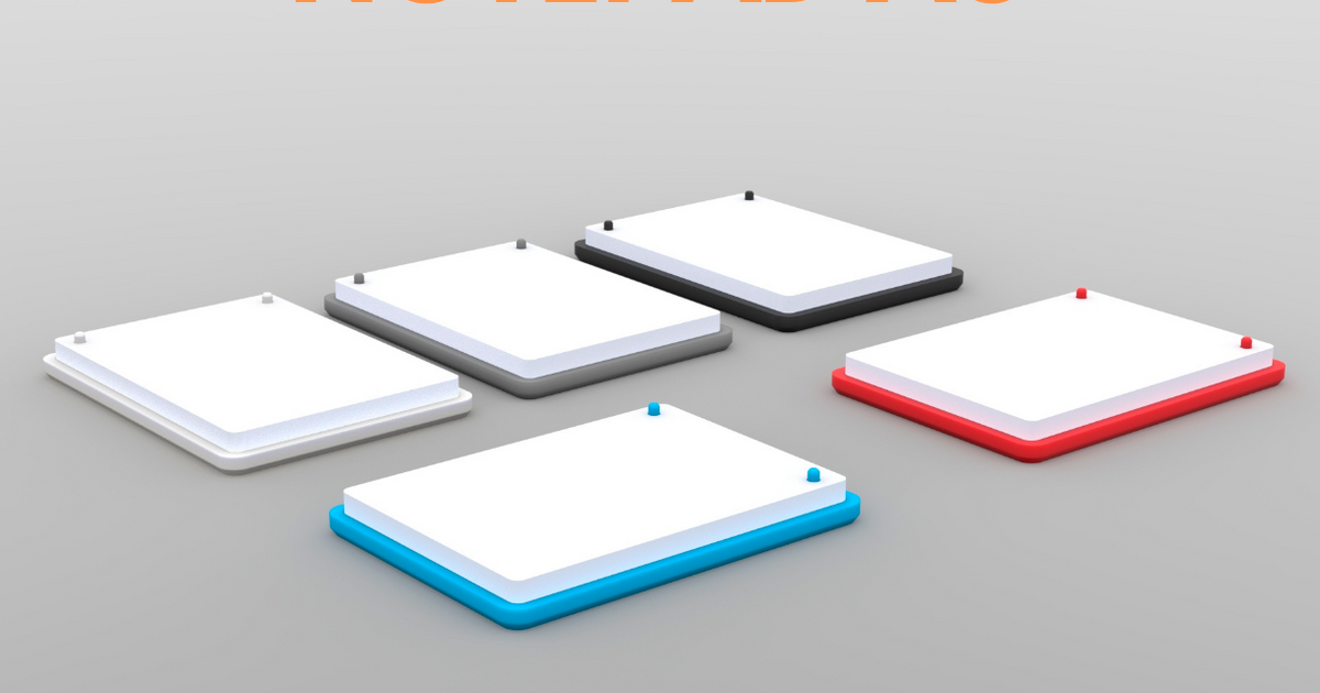 NotePad A6 for Desk by Ivo Rodrigues | Download free STL model ...