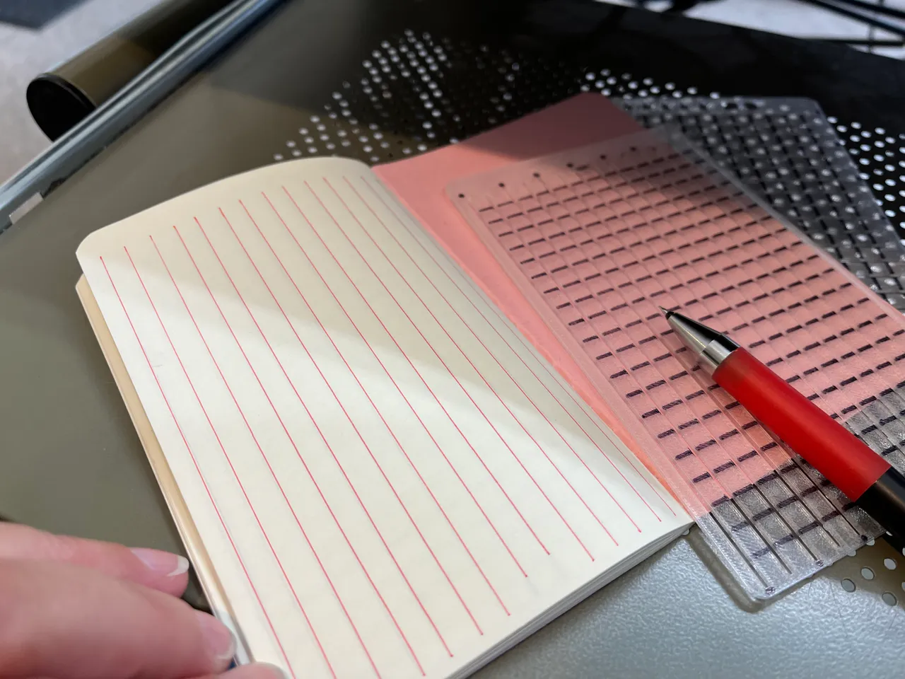 5mm Line Journal Stencils for small craft notebooks by Laura Moncur ...