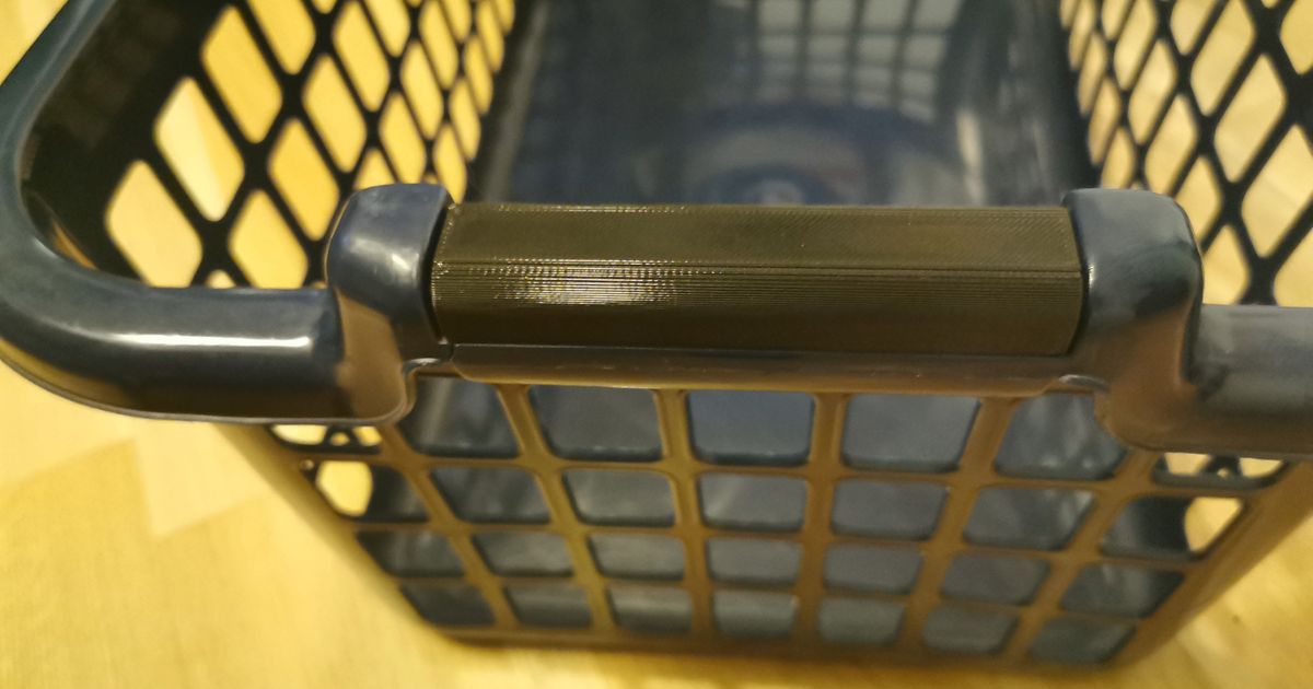 Replacement handle for laundry basket by eurad | Download free STL ...