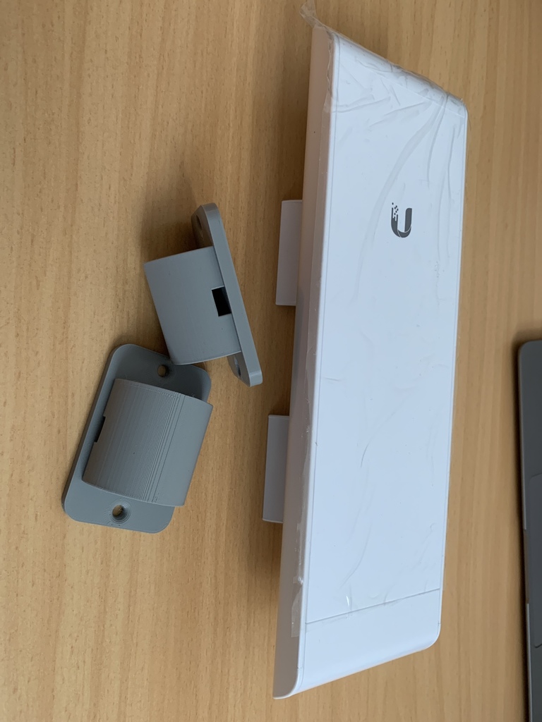 Simple Ubiquiti Nanostation M2 M3 M5 Loco wall mount brackets by ...