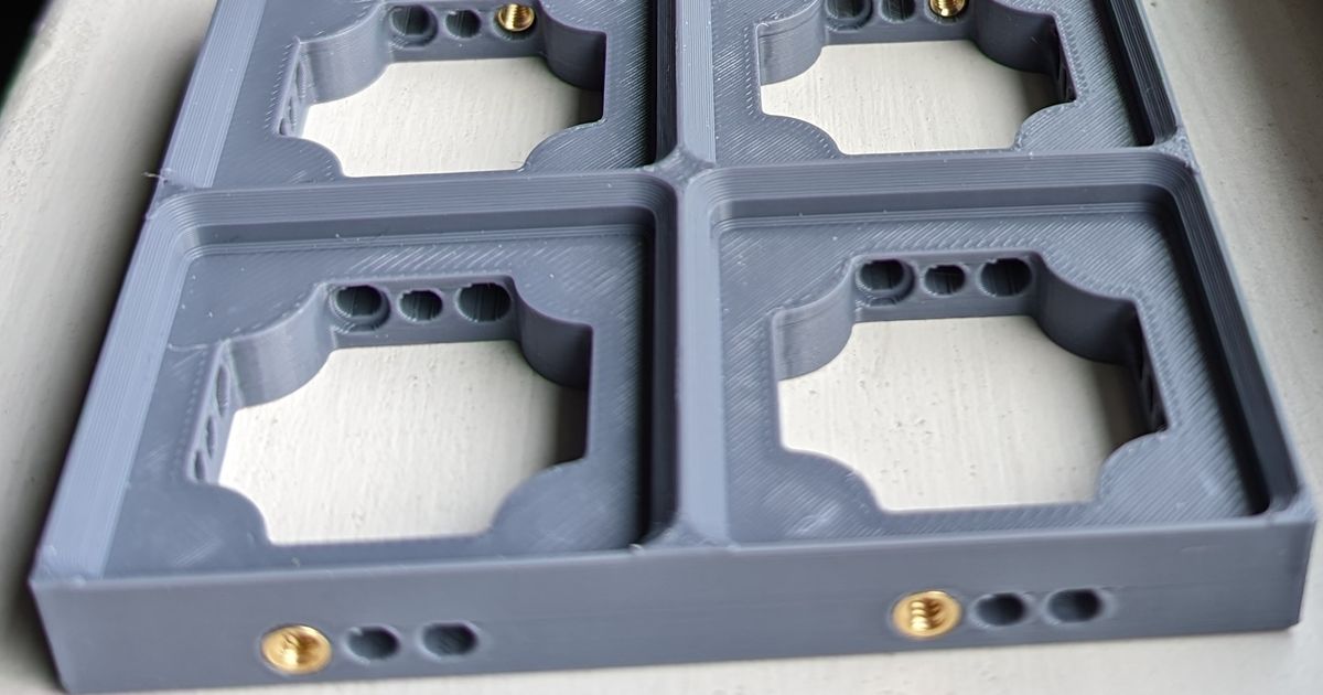 Gridfinity Refined - Screw Together Baseplate by Brian Stark | Download ...