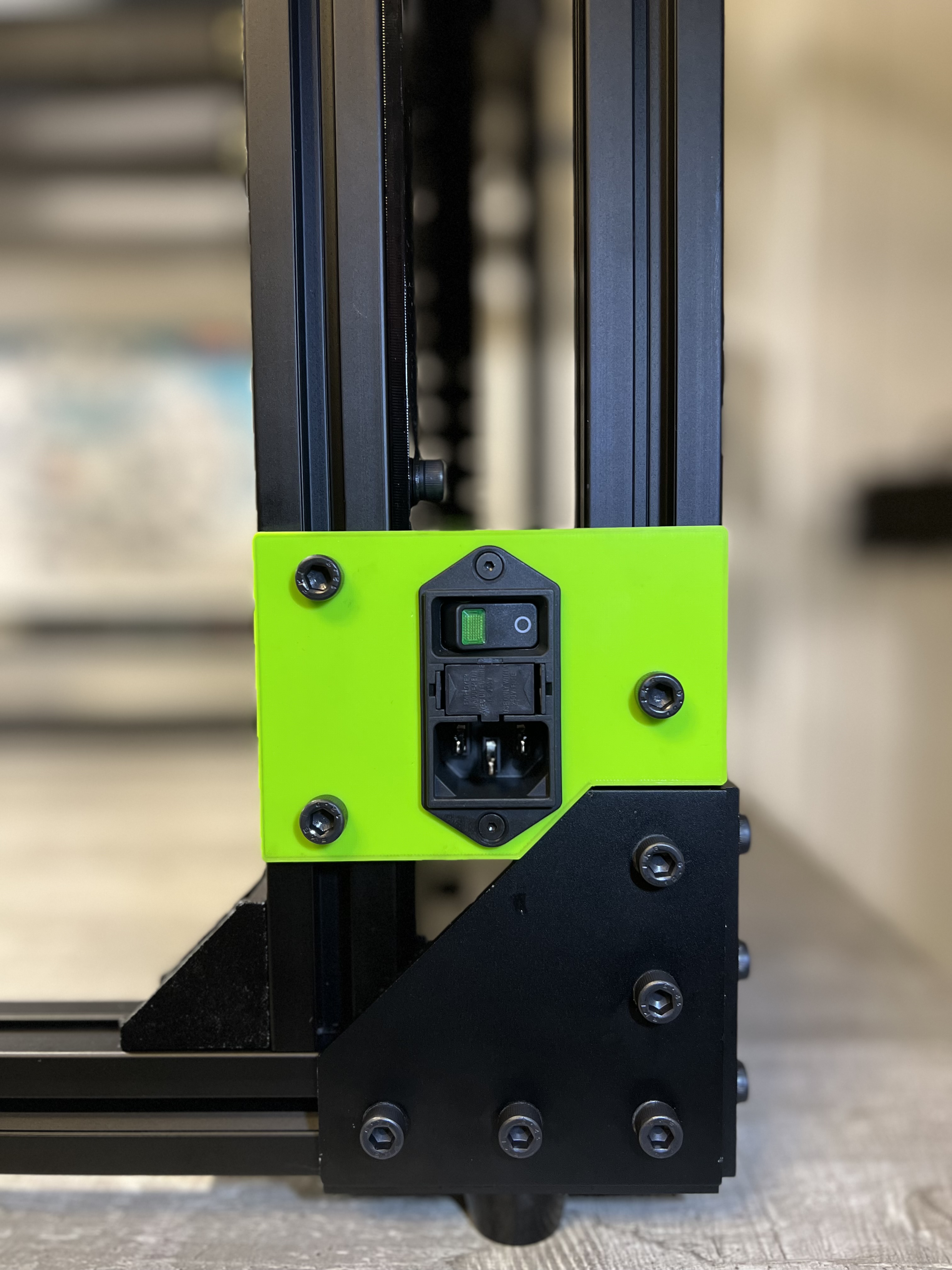 V-CORE 3.1 Schurter DD11 Power Switch Mount by dsolana | Download free ...