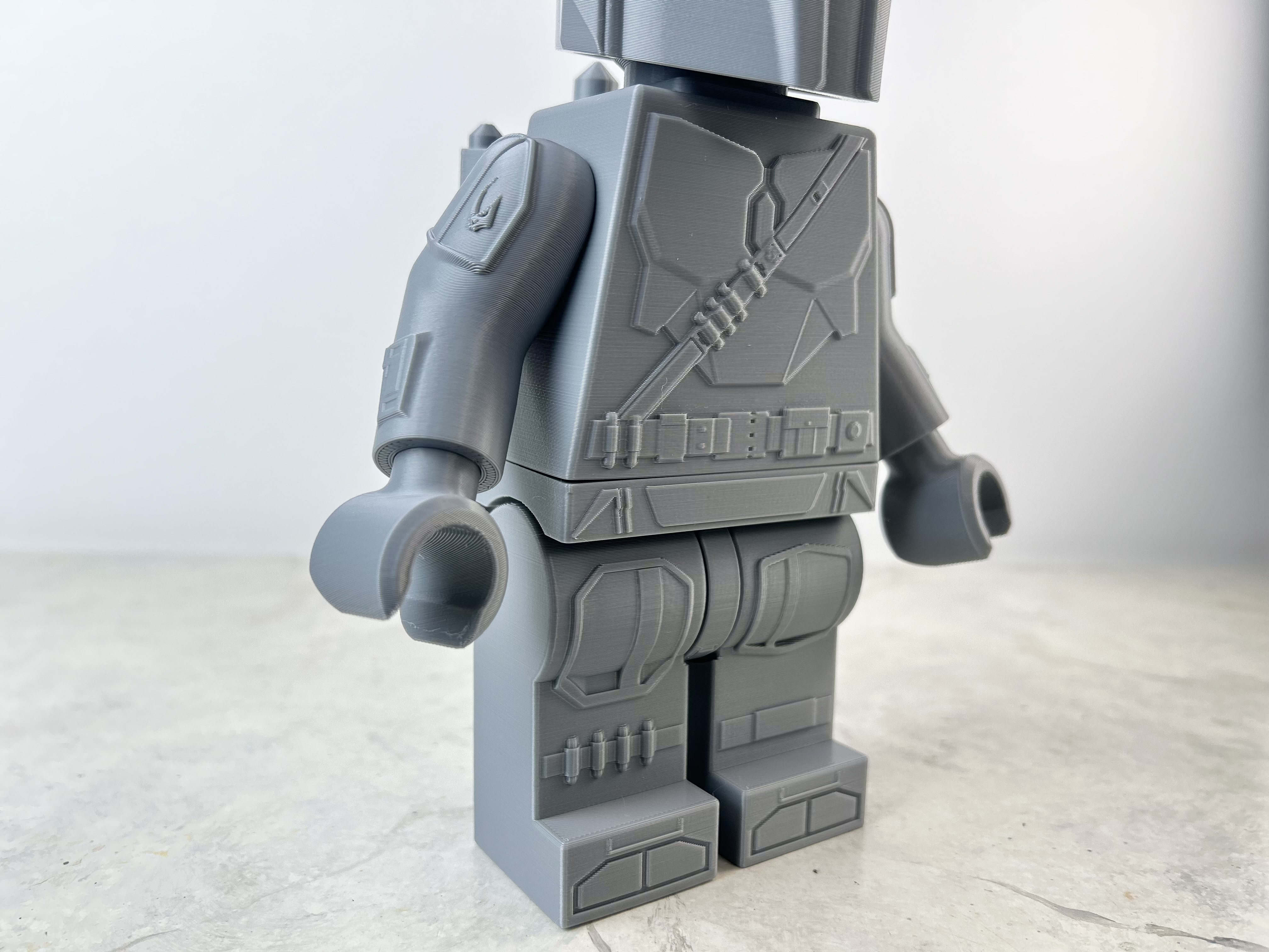 BIG BRICKS - Mandalorian (LEGO-inspired figure) by Jacob Cardwell ...
