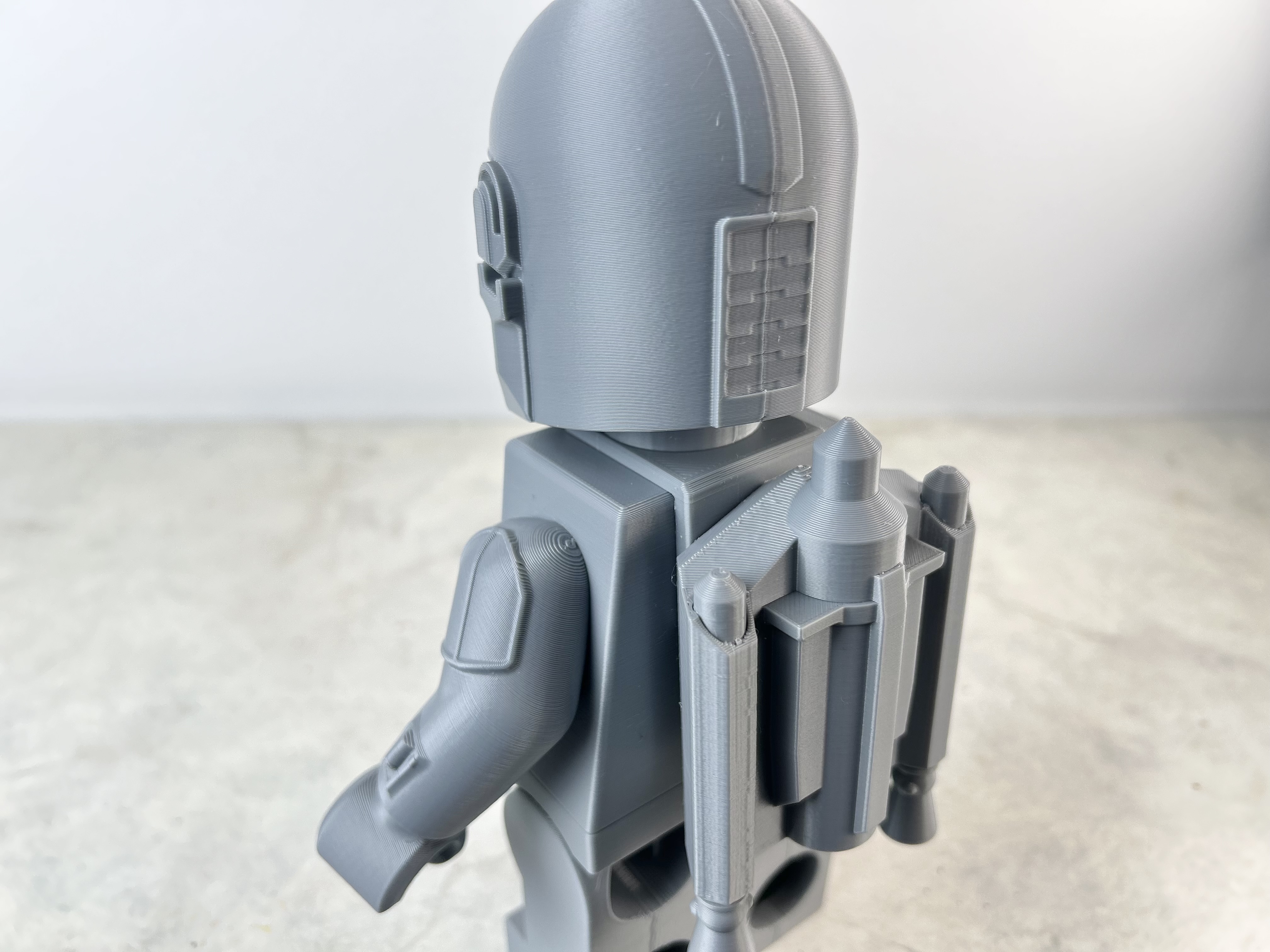 BIG BRICKS - Mandalorian (LEGO-inspired figure) by Jacob Cardwell ...