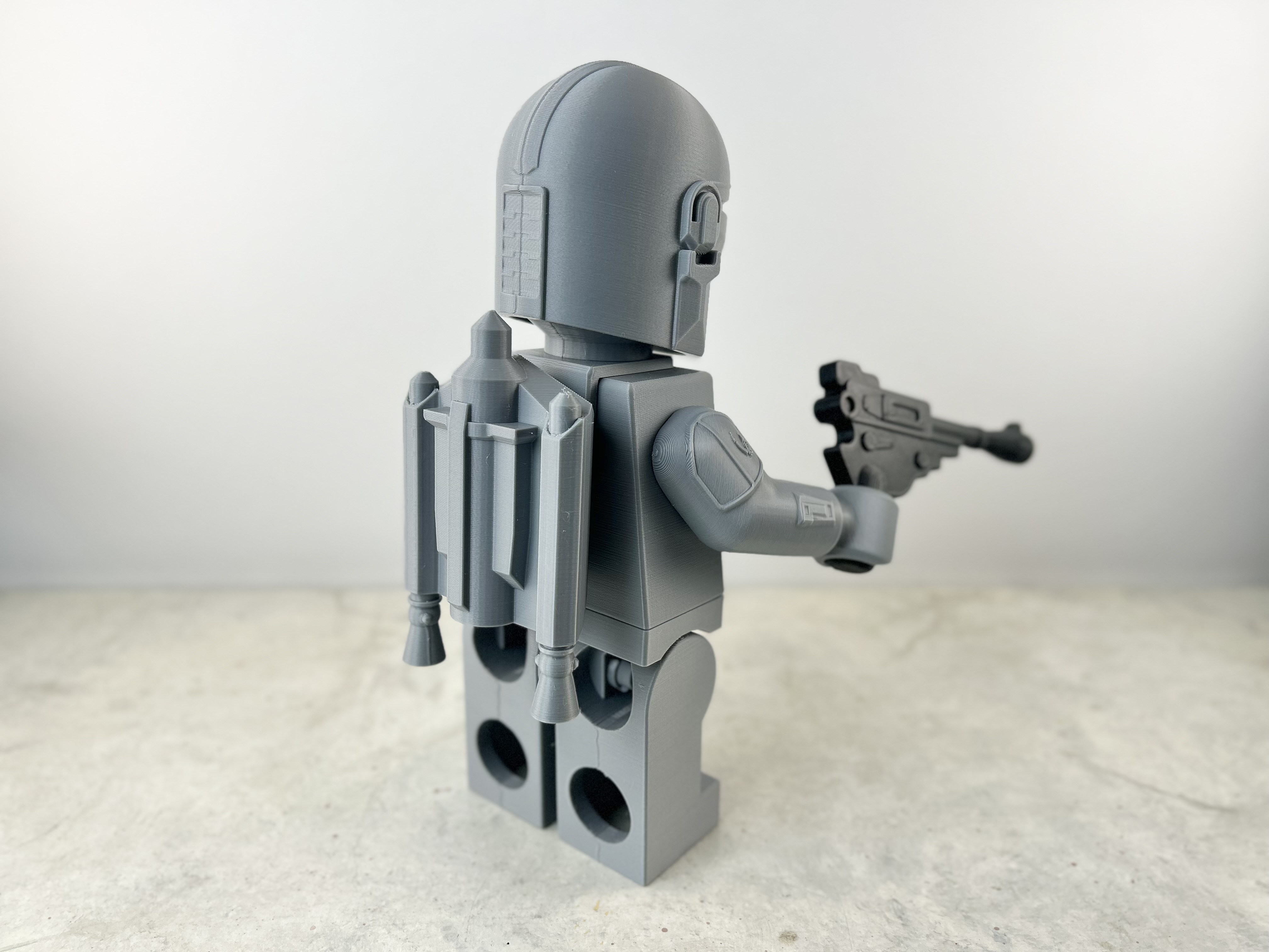 BIG BRICKS - Mandalorian (LEGO-inspired figure) by Jacob Cardwell ...
