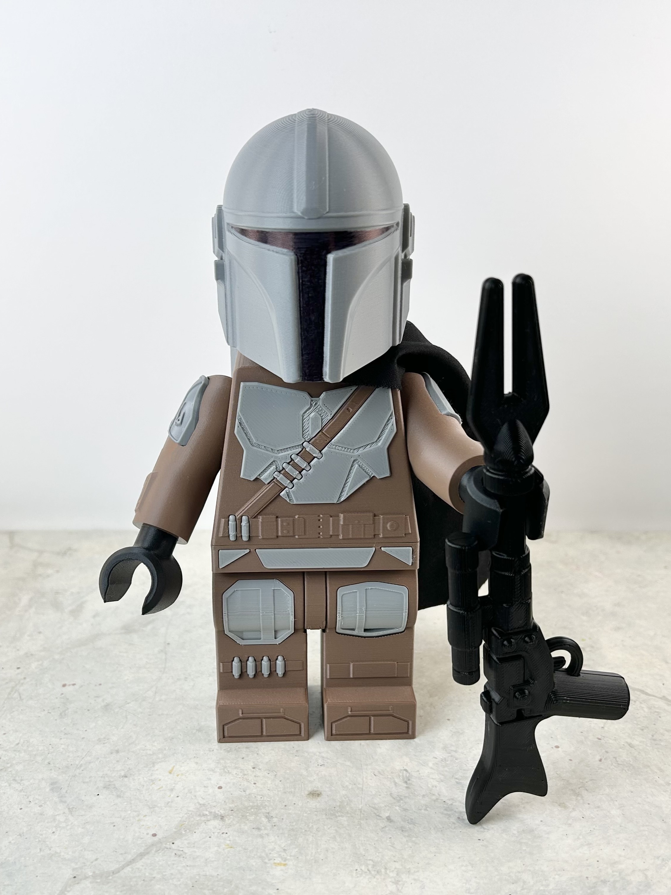 Mandalorian (6:1 LEGO-inspired brick figure, NO MMU/AMS, NO supports ...