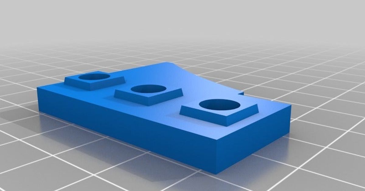 1u Rack Support by Wiles | Download free STL model | Printables.com
