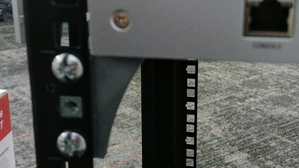 1u Rack Support by Wiles | Download free STL model | Printables.com