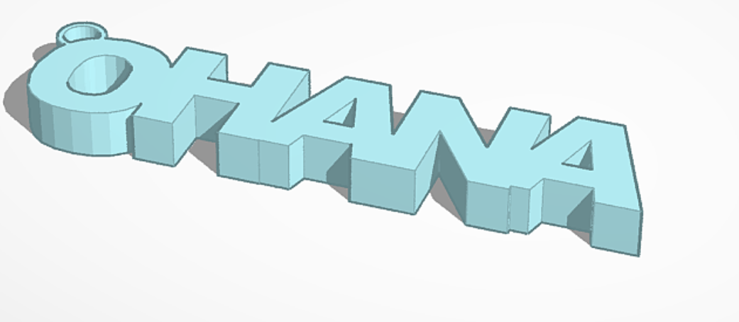 OHANA MEANS FAMILY by JuiceWorks 3D Student | Download free STL model ...