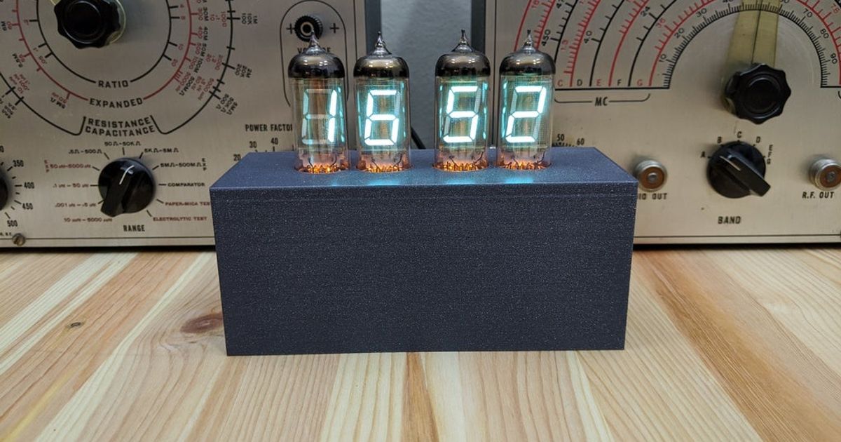VFD Tube Clock by Wiles | Download free STL model | Printables.com